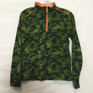 Layer 8 | Jackets & Coats | Layer 8 Boys Camo Green Orange Sweater ...
